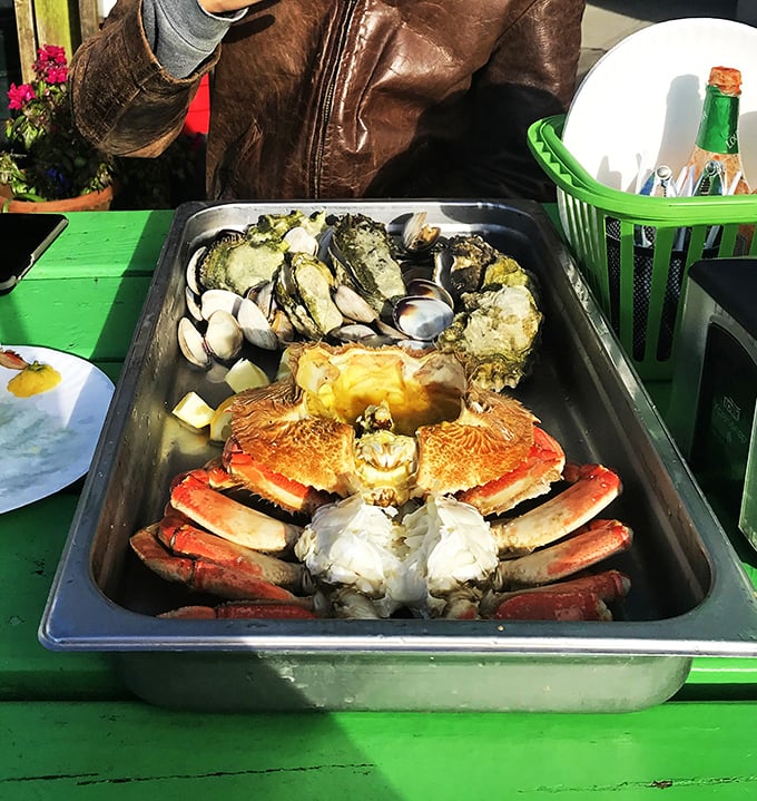 The seafood equivalent of a greatest hits album—crab, oysters, and clams sharing the spotlight in a performance that always gets a standing ovation.