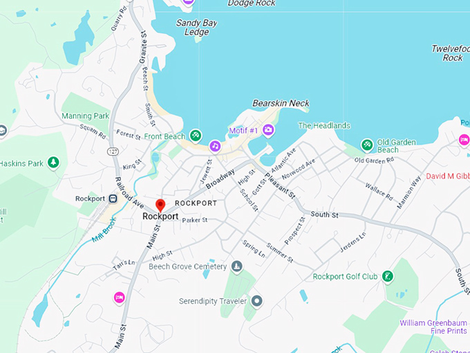 16 rockport map