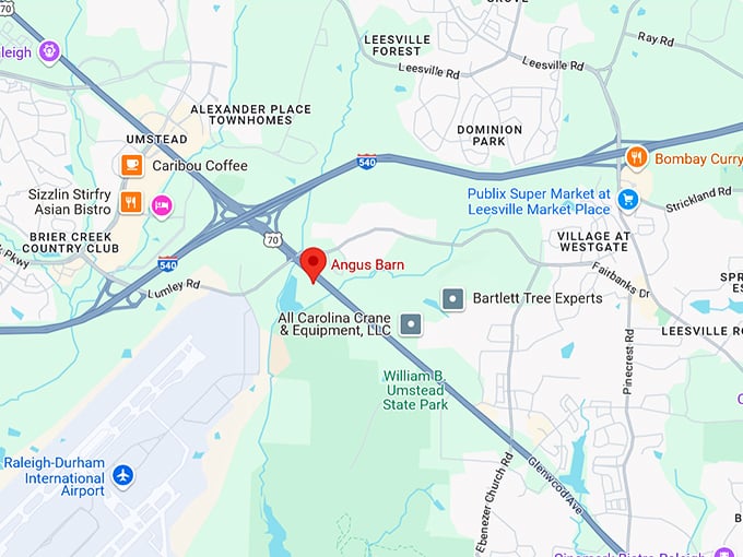 16. angus barn map