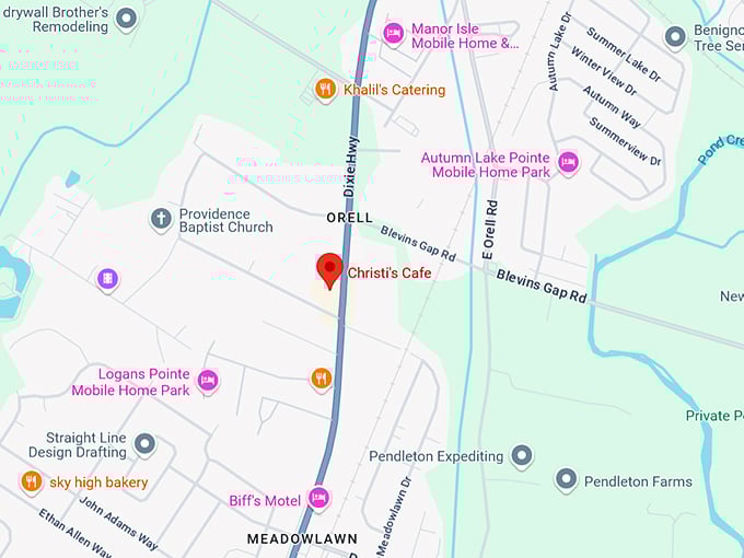 16. christi's cafe map