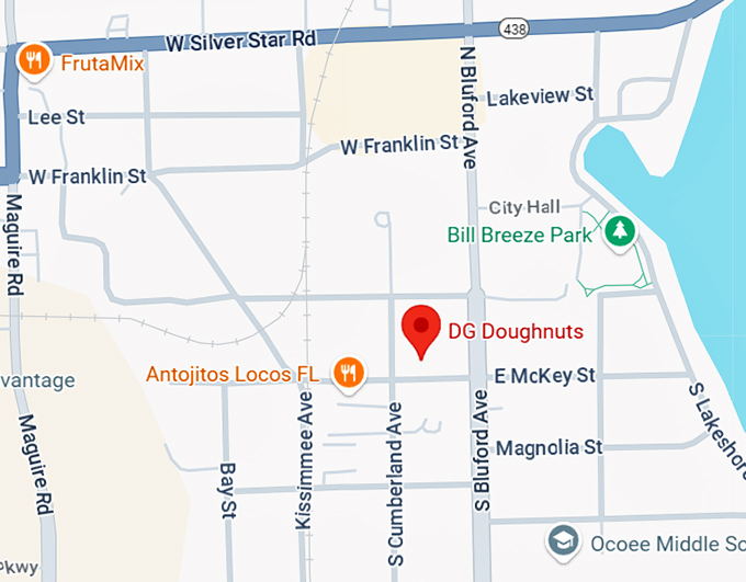 16. dg doughnuts map