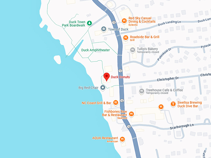 16. duck donuts map