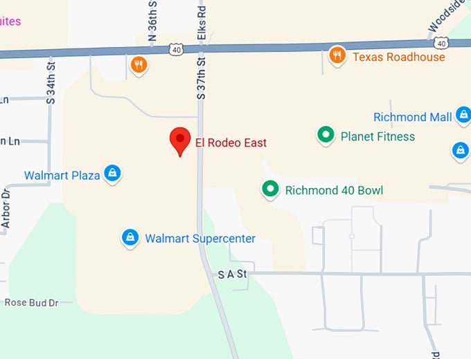 16. el rodeo east map