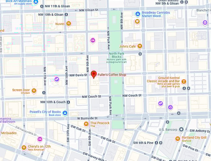 16. fuller's coffee shop map