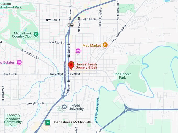 16. harvest fresh grocery & deli map