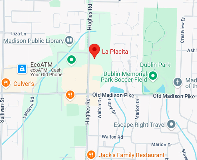 16. la placita map