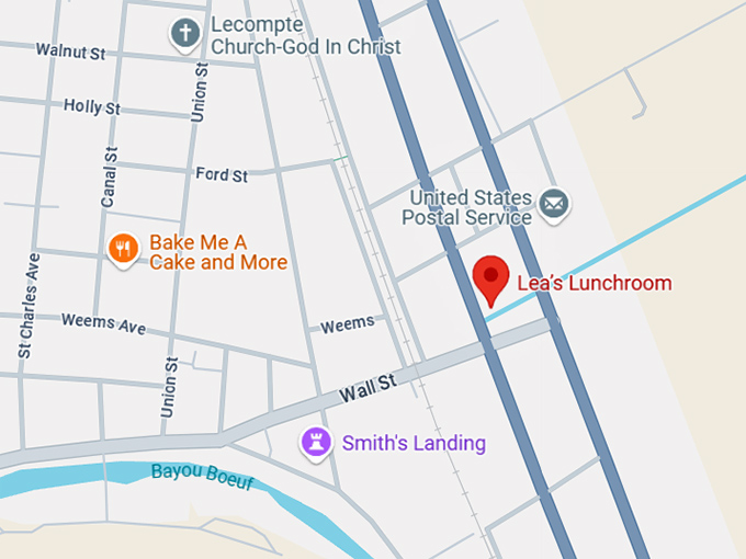 16. lea's lunchroom map