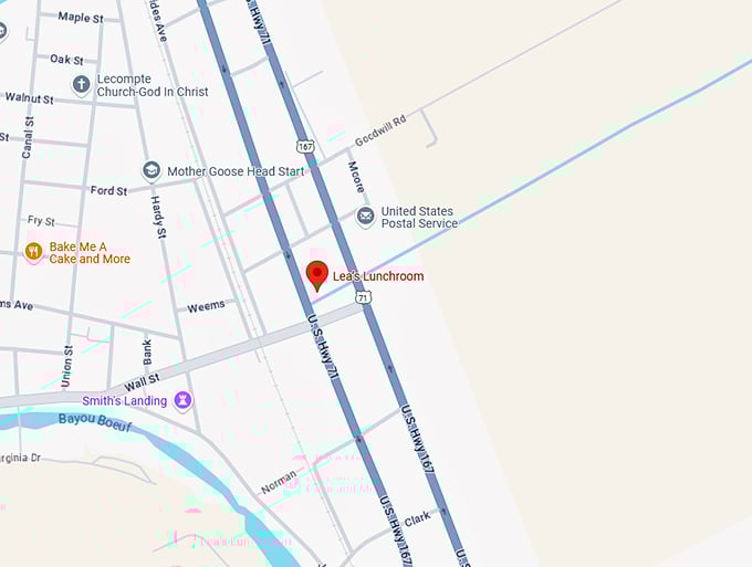 16. lea’s lunchroom map