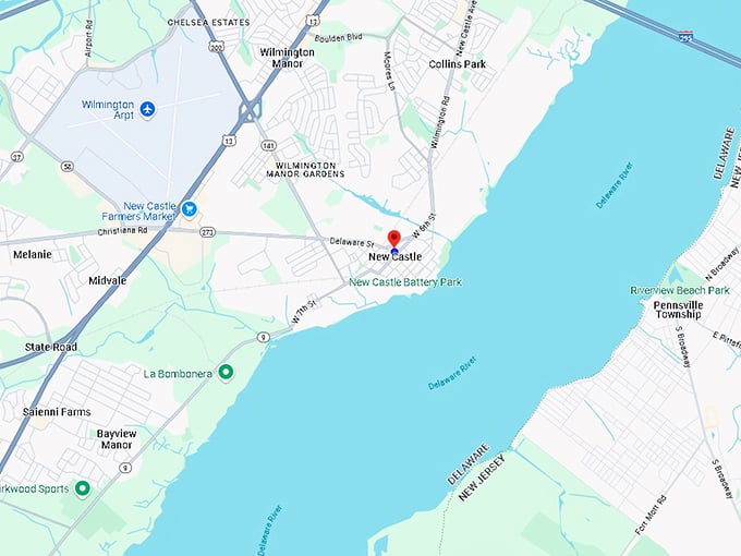 16. new castle map