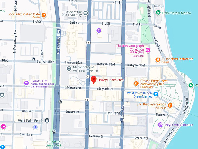 16. oh my chocolates map