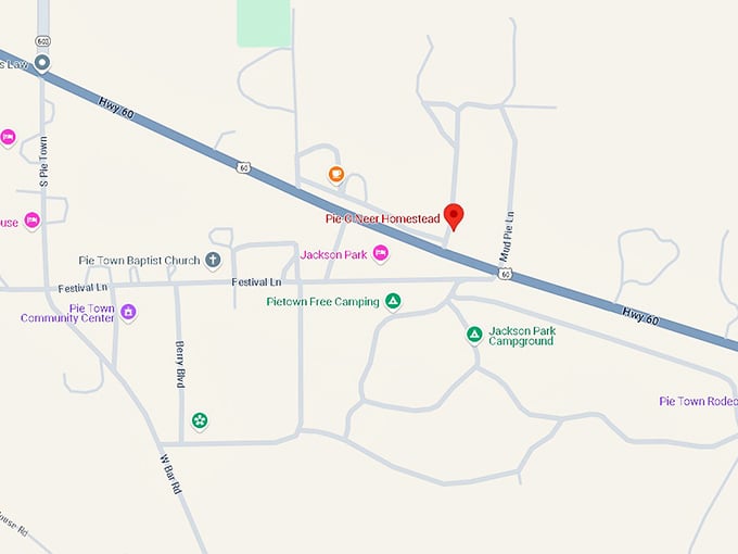 16. pie o neer homestead map