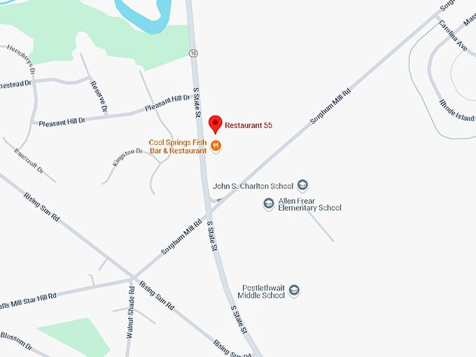 16. restaurant 55 map
