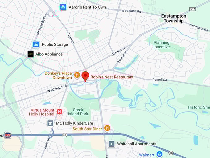 16. robin's nest restaurant map