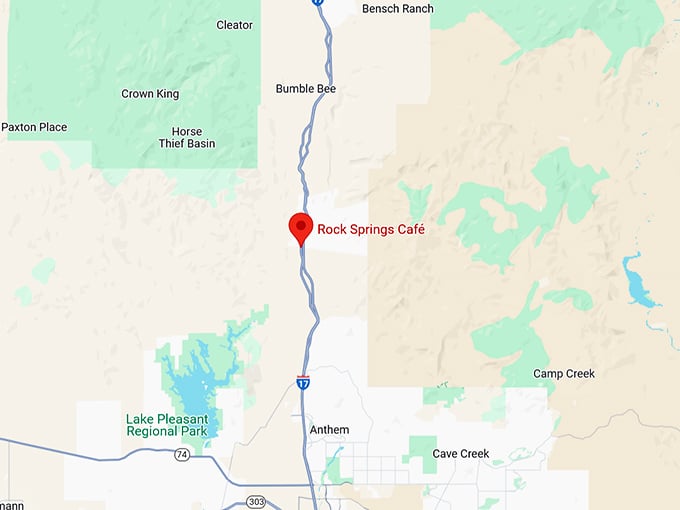 16. rock springs café map