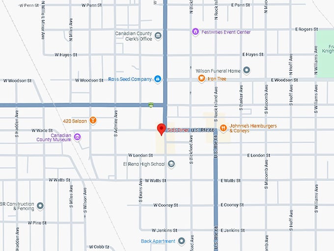 16. sid's diner map