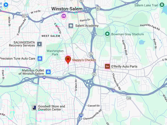 16. slappy's chicken map