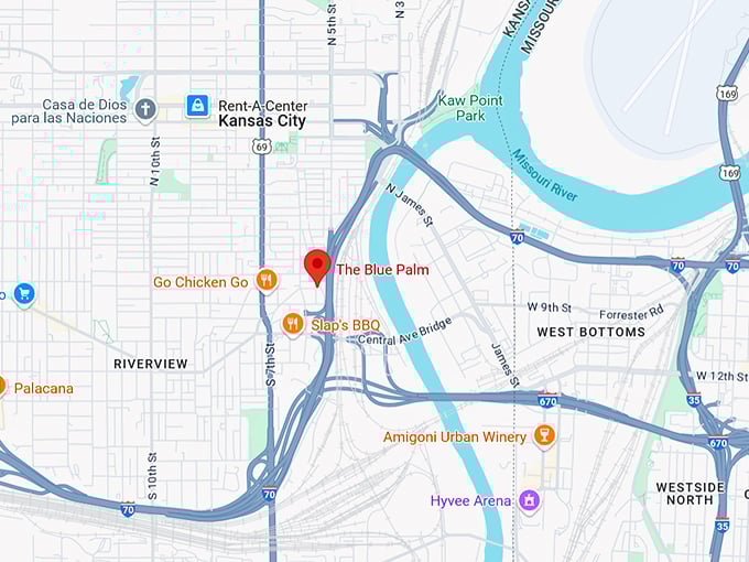 16. the blue palm map