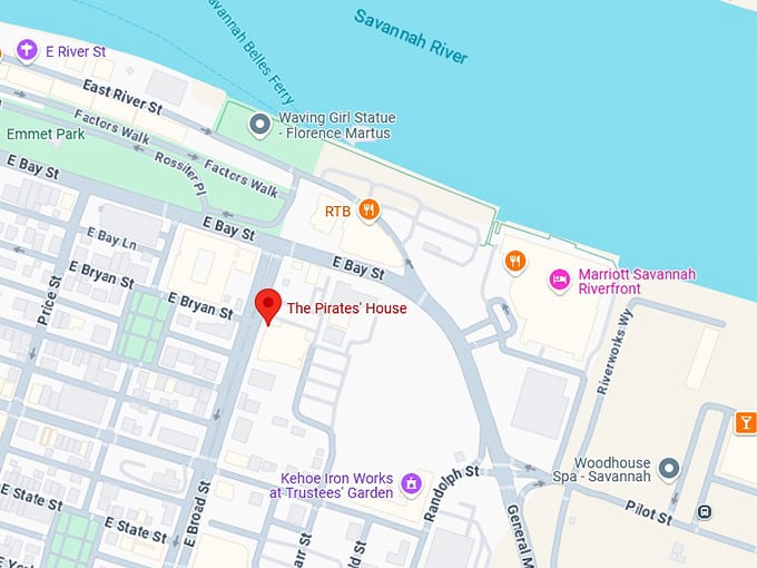 16. the pirates' house map