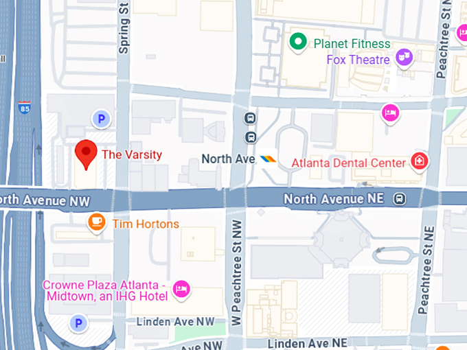 16. the varsity map
