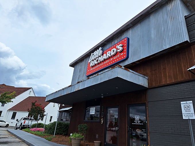 Little Richard's metal exterior hides a wonderland of wood-smoked magic that would make any Lexington native weep with joy.