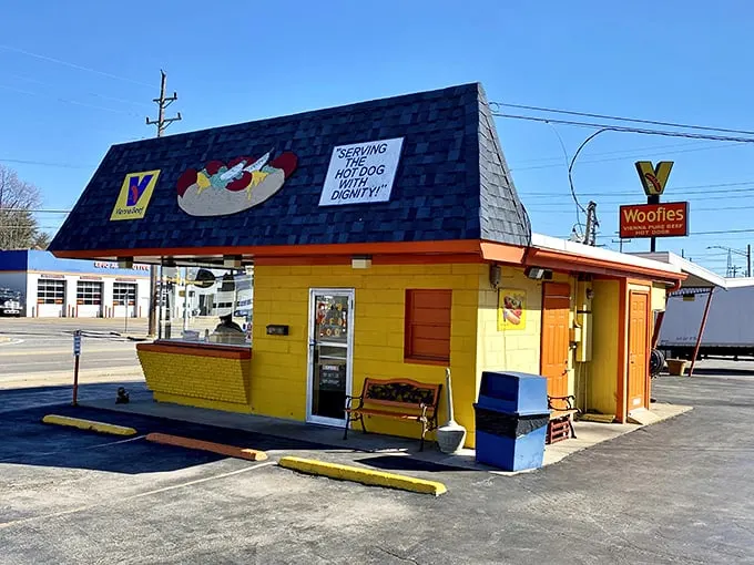 "Serving the hot dog with dignity" isn't just a slogan—it's a sacred mission at this beloved St. Louis landmark.