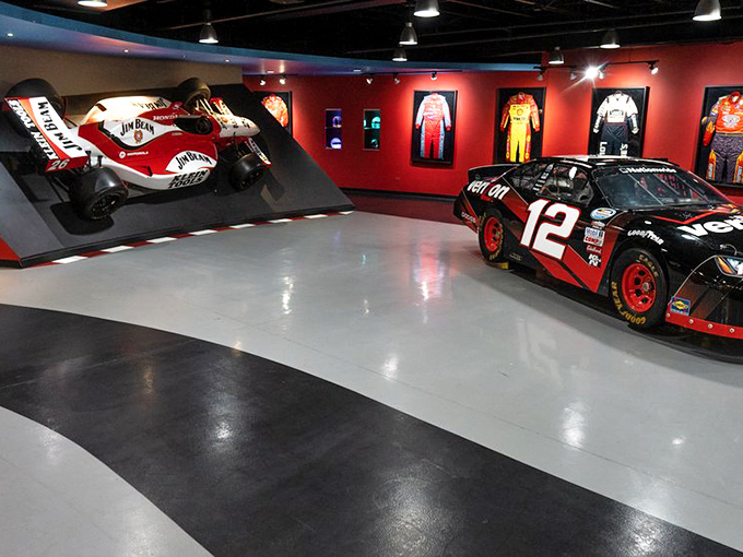Racing royalty on display. These aren't just cars—they're mechanical celebrities waiting for their autograph sessions.