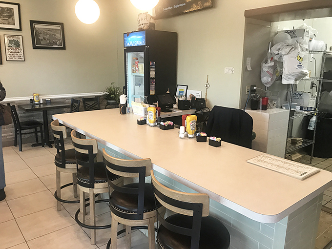 Counter culture at its finest. These classic swivel stools have witnessed countless first bites, regular reunions, and "I told you it was worth the drive" moments.