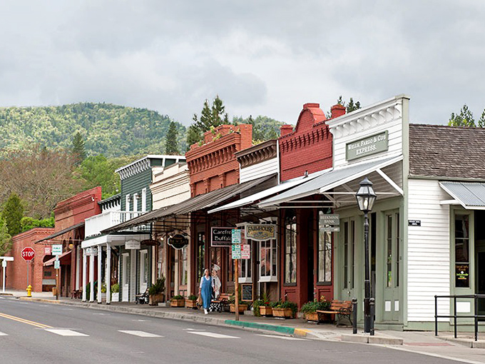These aren't movie set facades—they're the real architectural deal. Each storefront tells a story that began during the gold rush and continues with every visitor who strolls these sidewalks.