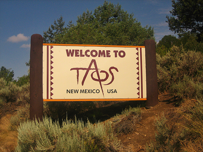 Taos spreads out like a painting come to life. From this vantage point, you can see why generations of artists have been captivated by this high desert paradise. 