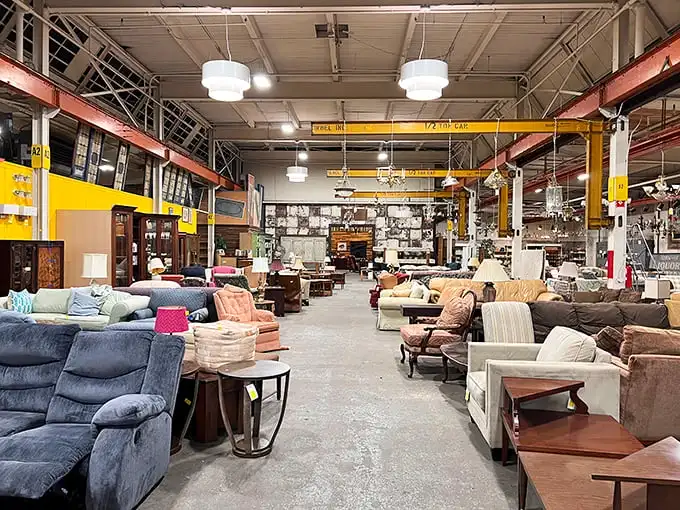 A furniture wonderland where every couch has a story and every coffee table is waiting for its second act in your living room.