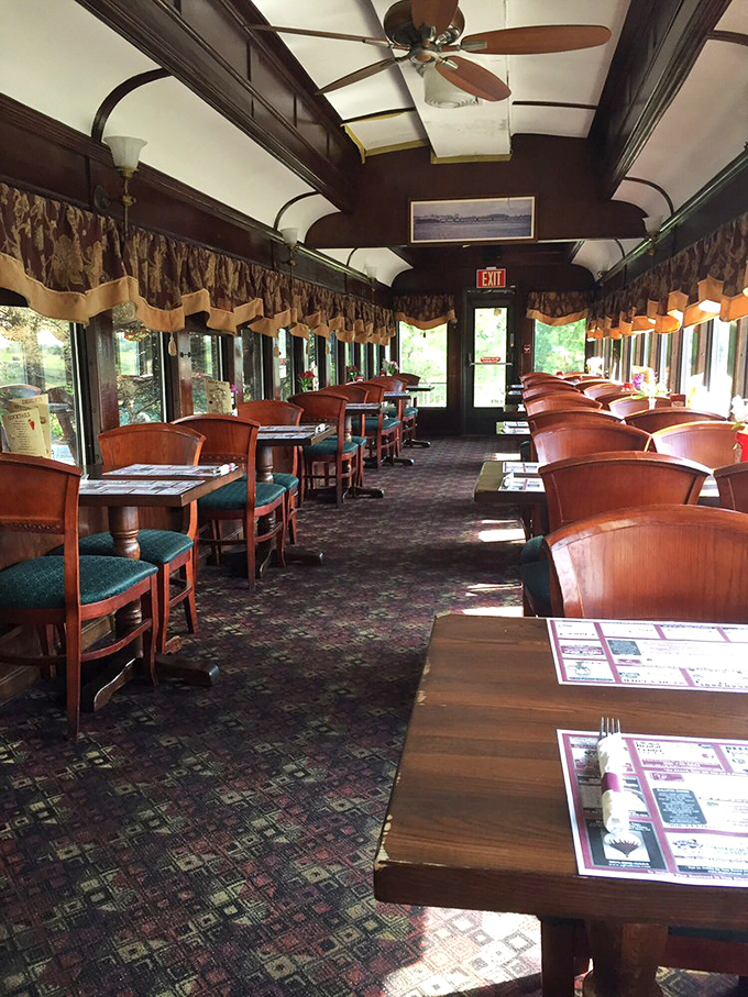 All aboard the flavor express! Dining in this authentic vintage train car adds a dash of nostalgia to your burger pilgrimage.