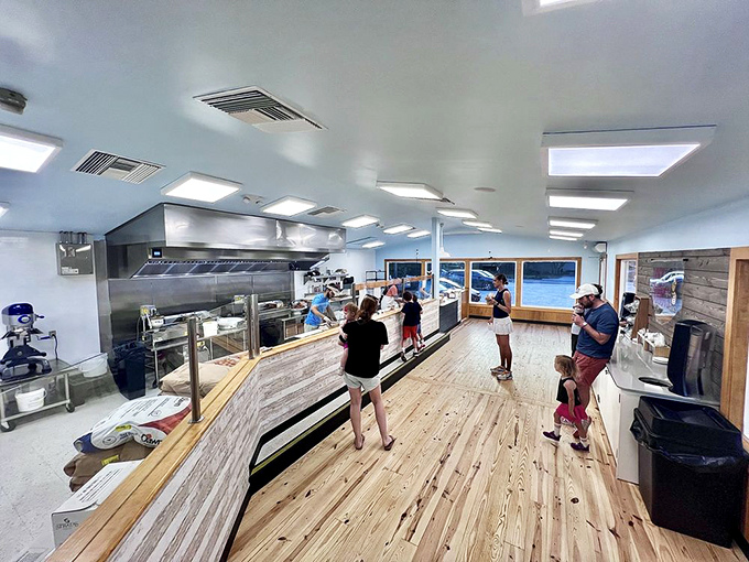 Where donut dreams come true. The open kitchen design lets you witness the entire magical transformation from batter to masterpiece.