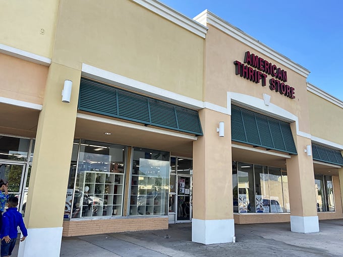 The thrift equivalent of finding an oasis in the desert – complete with air conditioning and vintage treasures.