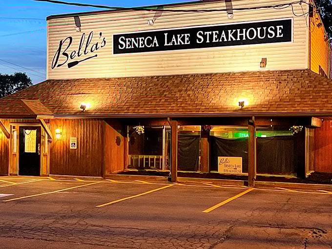 This humble lakeside structure houses steaks that would make Manhattan chefs weep with jealousy. Don't judge a book by its siding.