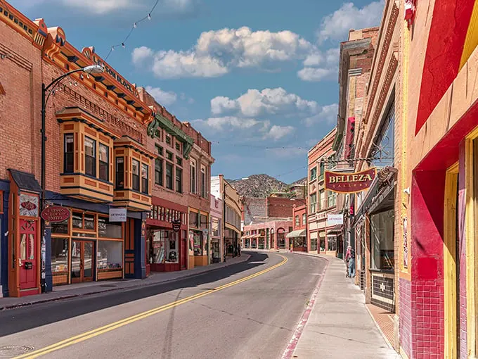 Bisbee: These vibrant storefronts cling to hillsides with the determination of locals who refused to let their mining town become just another ghost story.
