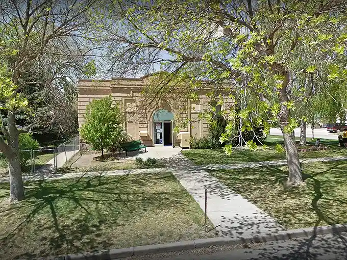 Tucked behind leafy shade trees, Chadron's Public Library invites visitors to discover local history in a building that's a story itself.
