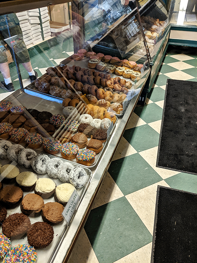Donut heaven isn't some mythical afterlife destination—it's right here in Beaver Falls, arranged in neat rows behind glass.