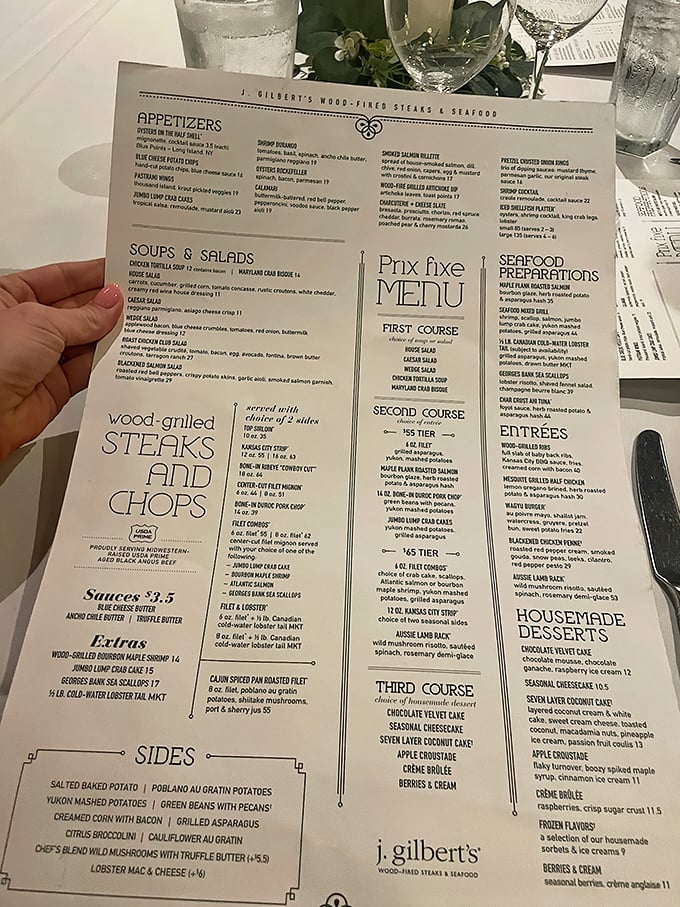 This menu isn't reading material—it's a roadmap to happiness. Each section promises a different neighborhood in Flavor Town.