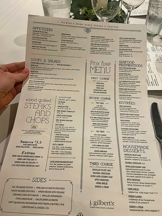 This menu isn't reading material—it's a roadmap to happiness. Each section promises a different neighborhood in Flavor Town.