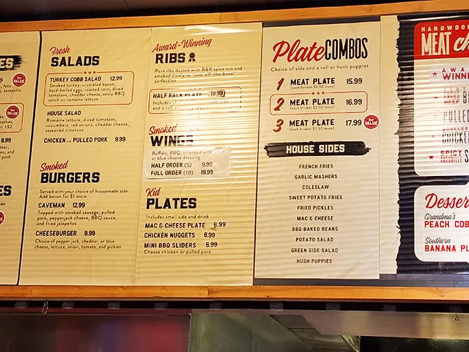 The menu board – a canvas of possibility where decisions are weighty and regrets come only from ordering too little.