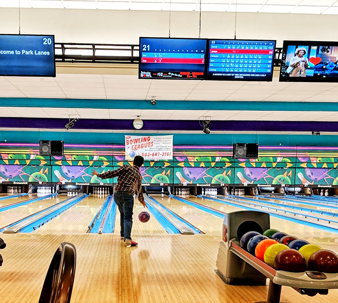The digital scoring system means no more pencil-chewing math anxiety—now you can focus on perfecting that awkward bowling stance.