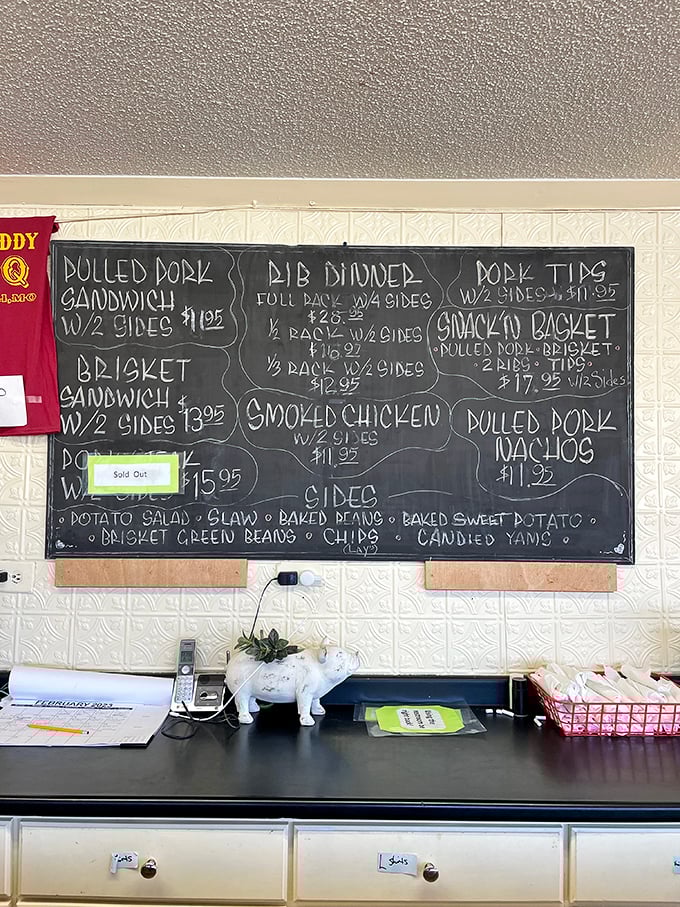 That chalkboard menu is like reading poetry—simple, direct, and capable of bringing grown adults to tears of joy.
