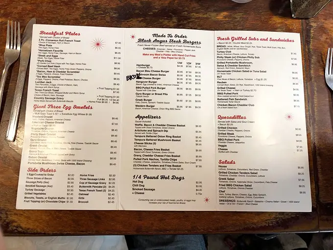 This menu isn't trying to impress you with fancy terminology—it's promising reliable deliciousness that generations of Ohioans have sworn by.