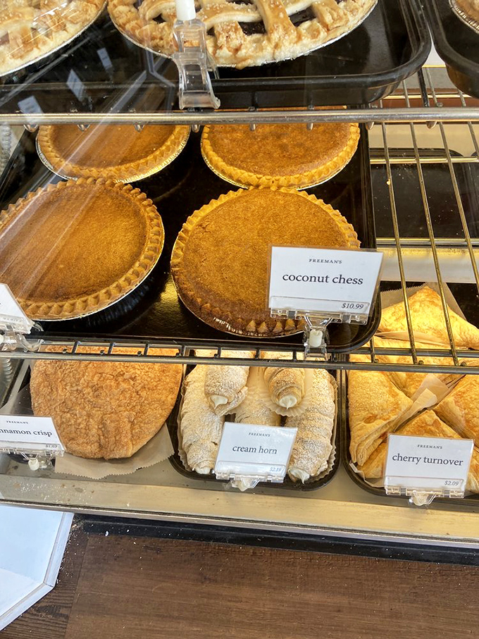 This lattice-topped beauty isn't just a pie—it's edible architecture with a PhD in deliciousness.