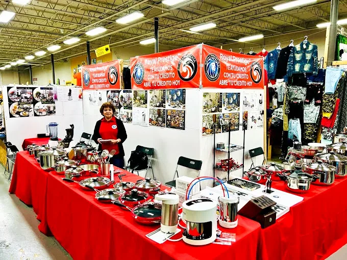 Cookware paradise! This gleaming arsenal of pots and pans would make Julia Child drop her whisk in excitement.