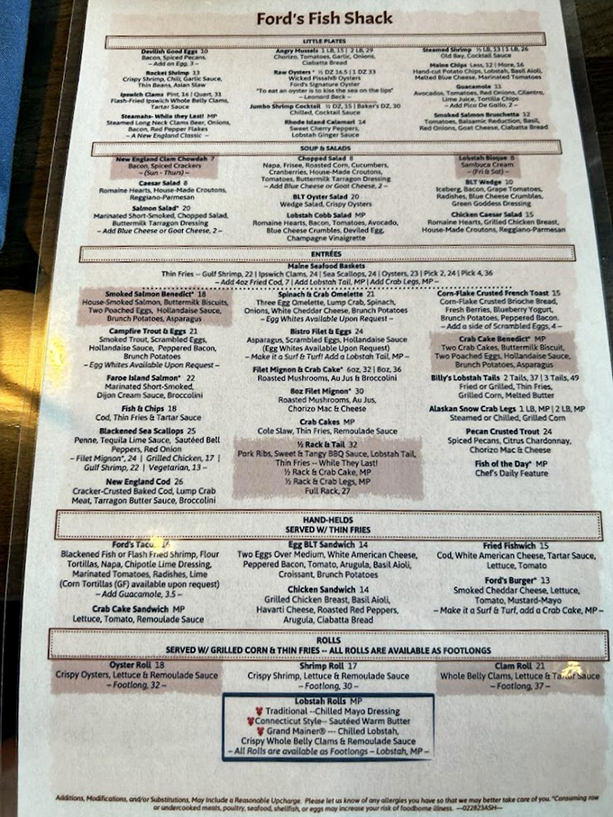 A menu that reads like a love letter to seafood enthusiasts. Decision paralysis has never been so delici