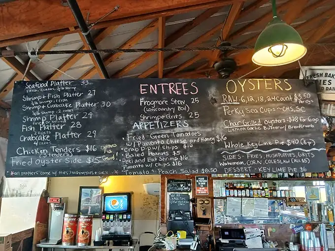 The chalkboard menu—seafood's greatest hits written by hand—is like a love letter to the Atlantic Ocean.