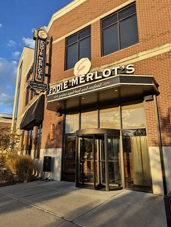 Eddie Merlot's elegant entrance says "special occasion" without shouting. Inside awaits beef that deserves its own holiday.