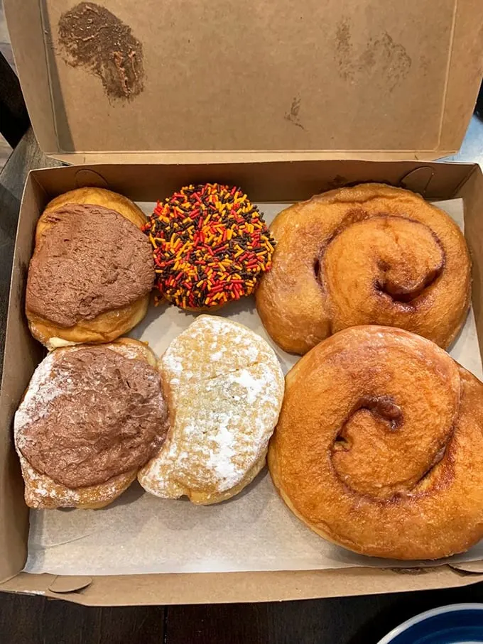 Life's important decisions: which one to eat first? Six different paths to happiness, all packed in one humble box.