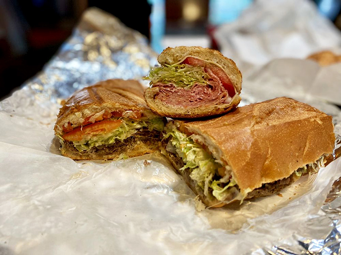 Sandwich architecture at its finest. These aren't just layers of ingredients; they're carefully constructed monuments to flavor that demand to be photographed before devouring.